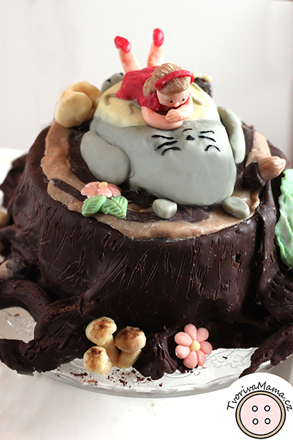 Making a Totoro Birthday Cake - The Creative Mom